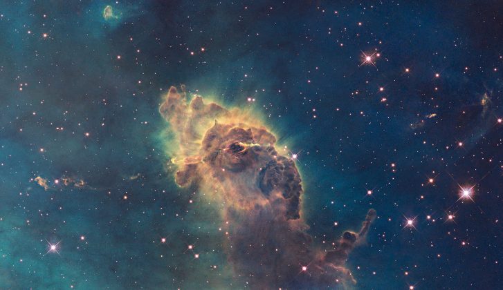 Nebuloasa Carina - una dintre cele mai mari nebuloase ce pot fi vazute ...