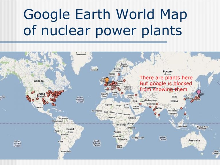 Harta centralelor nucleare din lume - progres sau iresponsabilitate?